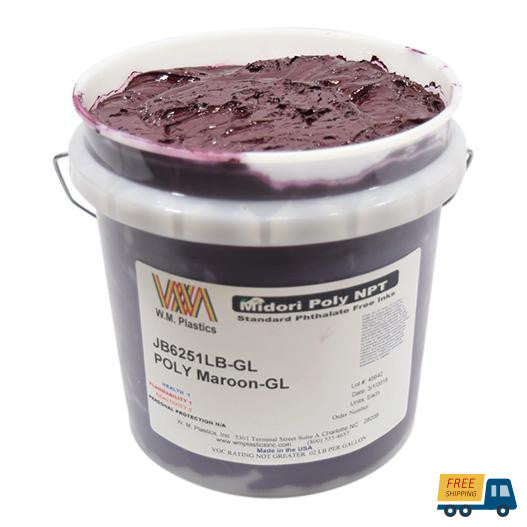 Maroon- Plastisol Ink, (quart) | Inks & Silk Screen Printing Supplies – SUNBELT