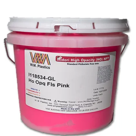 Fluorescent Pink- Plastisol Ink, (quart) | Inks & Silk Screen Printing ...