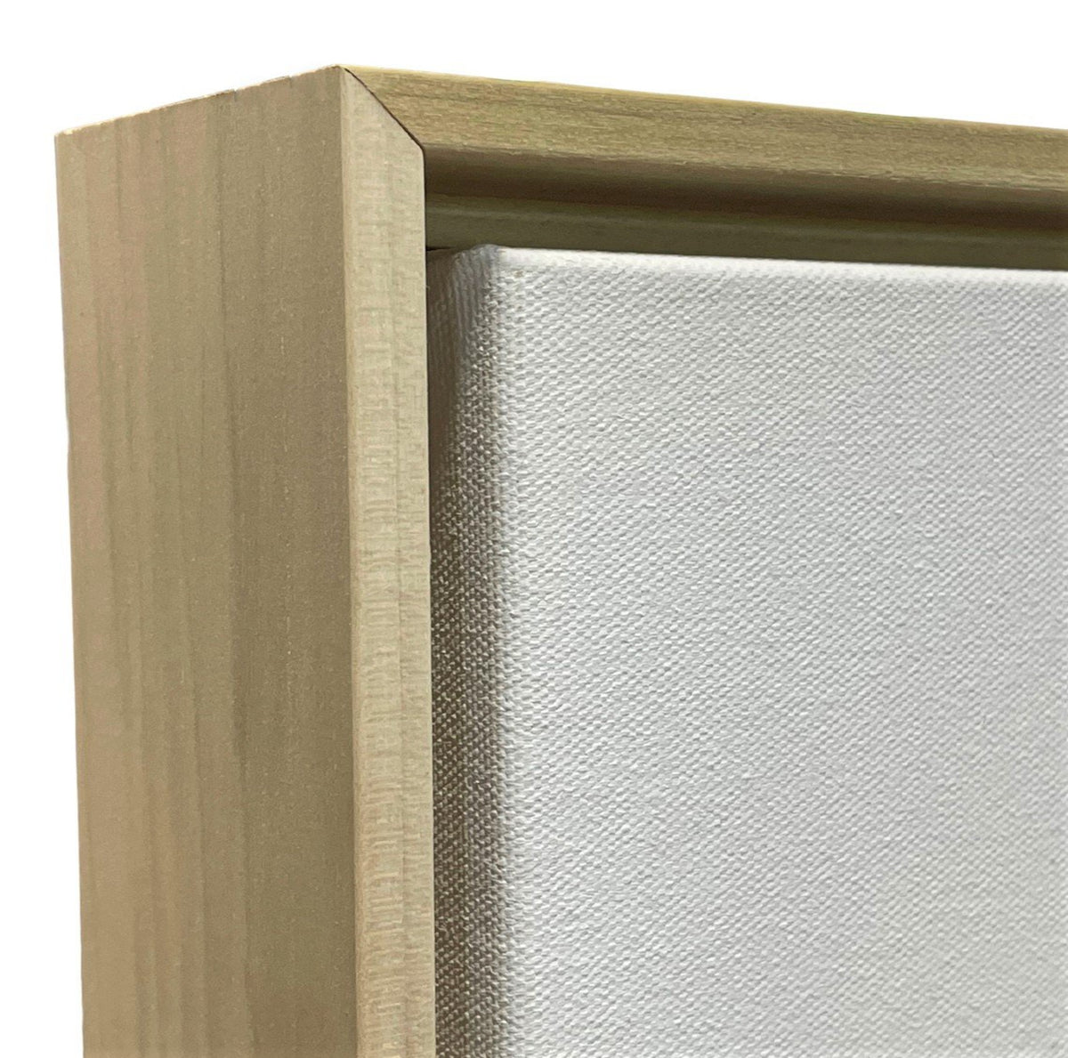 Natural Poplar Wood Floater Frame for 1.5" Deep Canvas | Canvas Floater ...